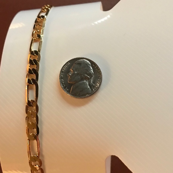 Accessories | 24k Gold Figaro Chain Necklace | Poshmark